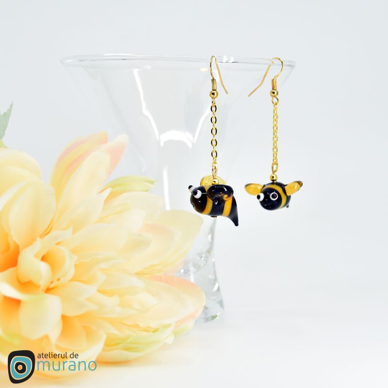 Cercei Murano Albine - Atelierul de Murano